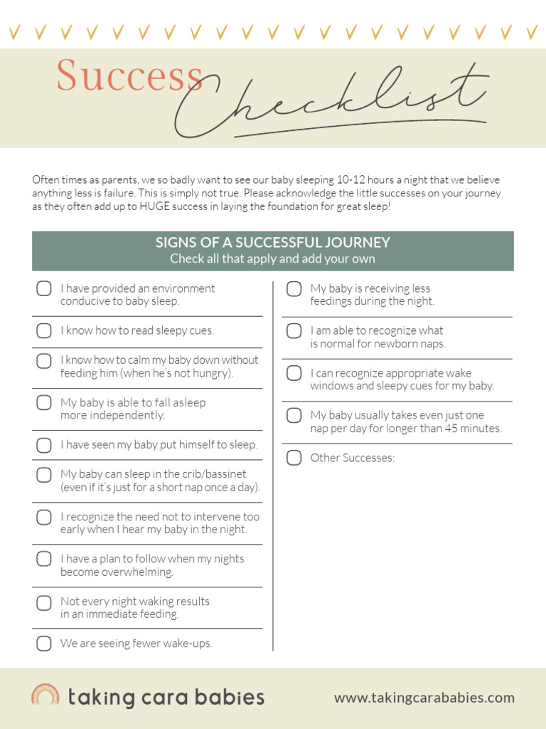 Success Checklist 2020 | PDF