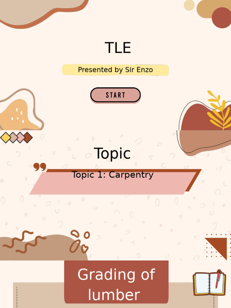 Tle Carpentry Presentation | PDF