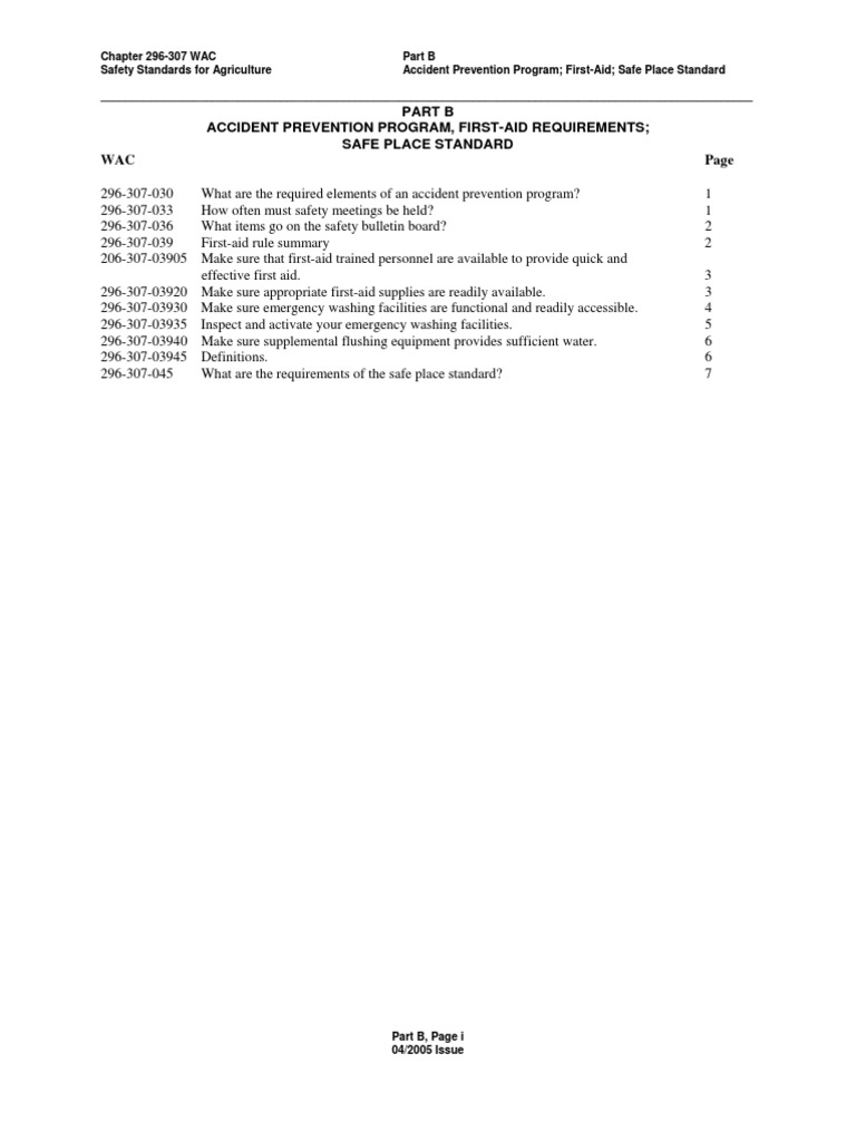 Accident Prevention Program USA | PDF | First Aid | Safety