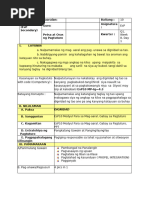 ESP 10 Quarter 1 SSLM 7 Ang Dignidad | PDF