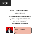 Merancang Pembelajaran Dengan Prinsip Understanding by Design (Ubd) 538 | PDF