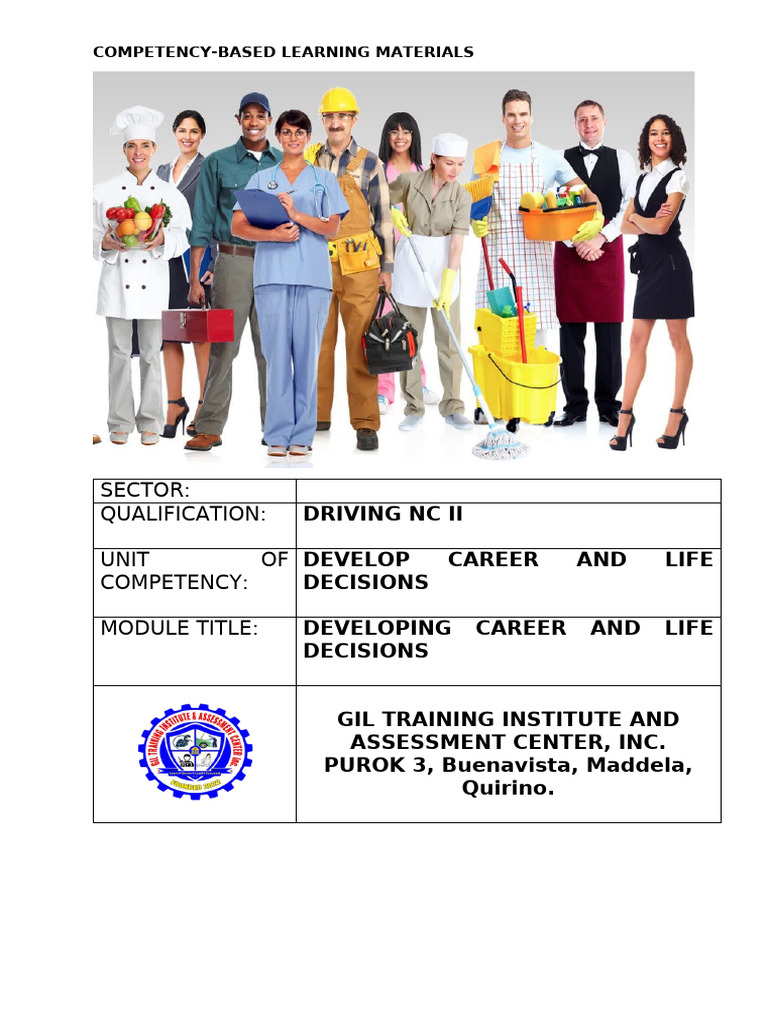 Career and Life Decisions Module | PDF | Psychology | Behavioural Sciences