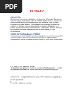 El Voleo y Tipos de Voleo en El Volibol | PDF | Vóleibol | Entretenimiento
