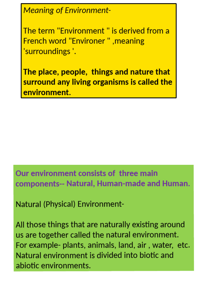 Meaning of Envi-WPS Office | PDF | Natural Environment | Earth