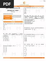 Simulado de Matemática 9º Ano | PDF | Matemática