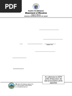 CS Form No. 4 Certificate of Assumption To Duty | PDF