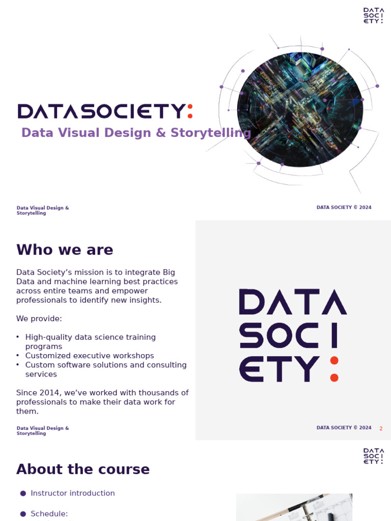 Data Visual Design and Storytelling - Class Slides - Part1 | PDF