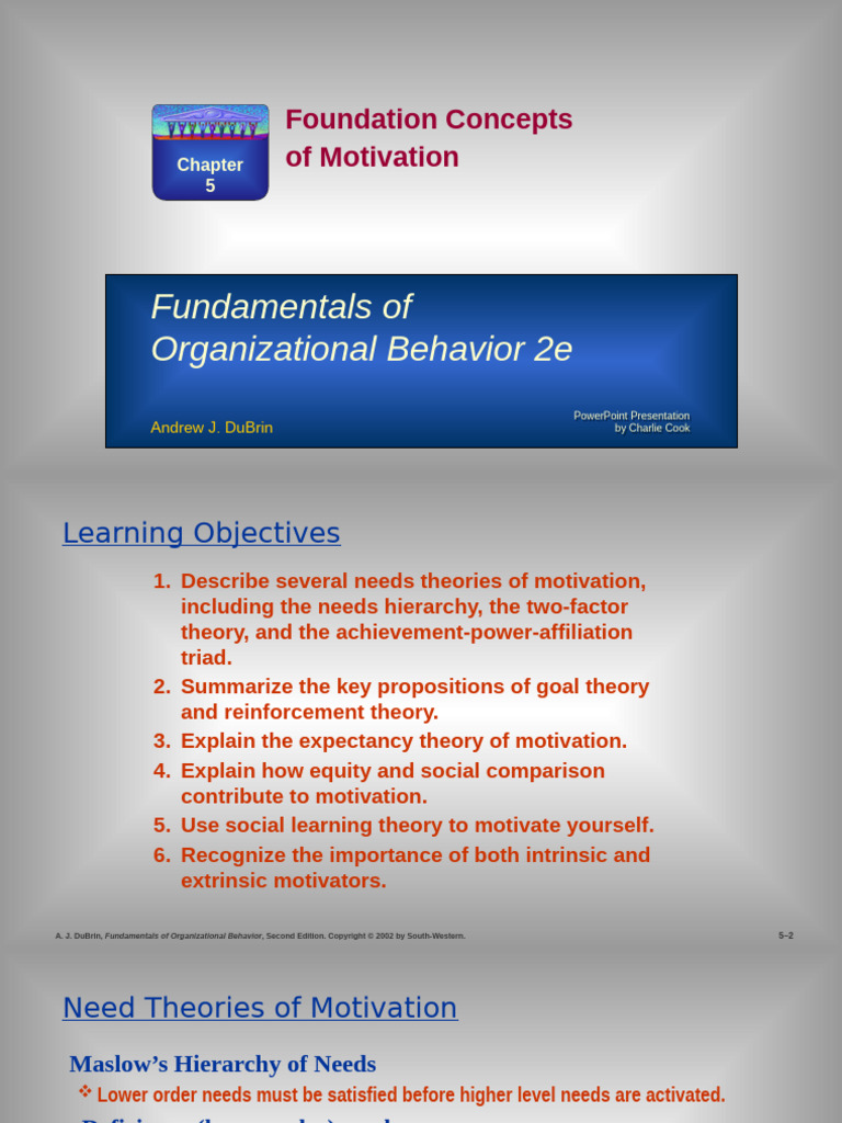 Foundation Concepts of Motivation | PDF | Motivational | Motivation