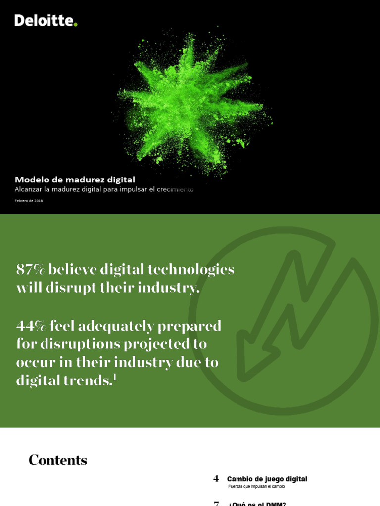 Deloitte Digital Maturity Model Es | PDF | Modelo de negocio | Business