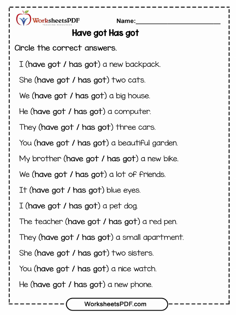 Have Got Has Got Worksheets 3A 20240911101354 Strong Compression | PDF