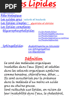 Les Lipides Simples : Glycérides, Cérides, Stérides | PDF | Cholestérol ...