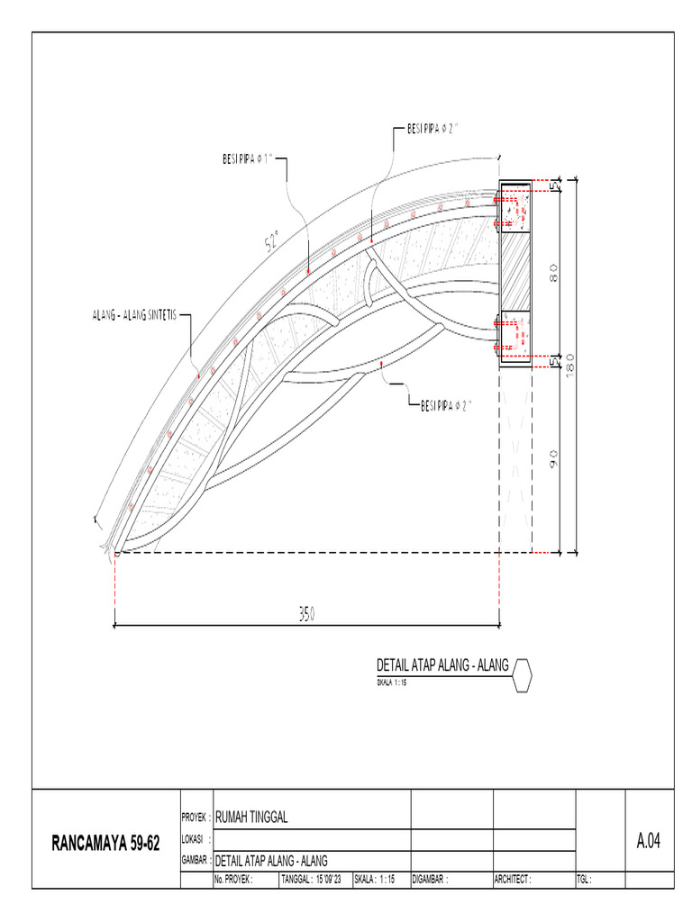 01.detail Atap Alang - Alang Rancamaya 59-62 | PDF