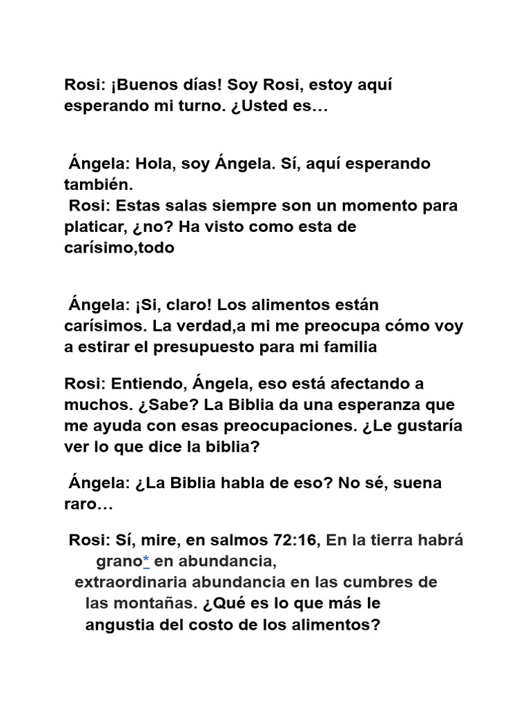 Rosi - ¡Buenos Días | PDF