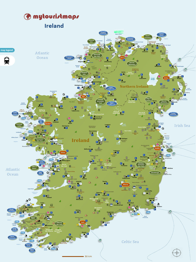 Interactive Tourist Map of Ireland | PDF