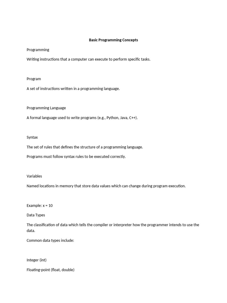 Year 1 Computer Fundamentals - WPS Office | PDF | Programming Language | Object Oriented Programming