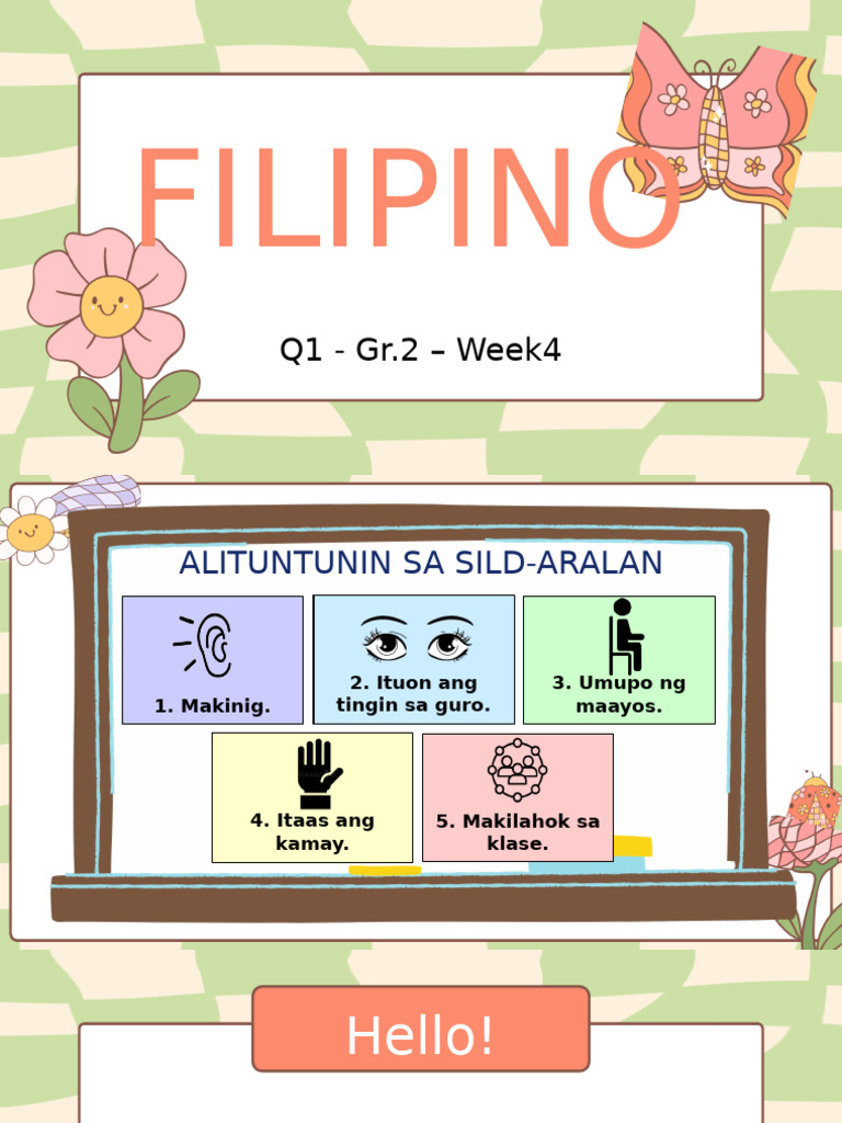 Week4 Filipino | PDF