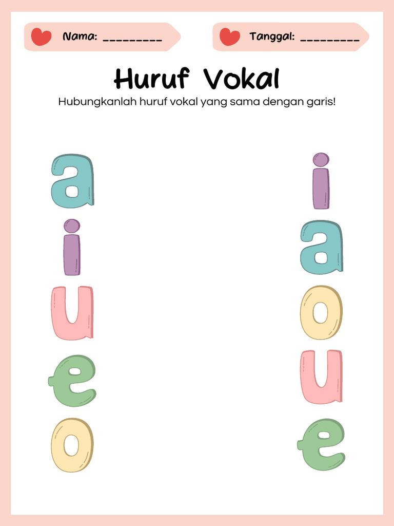 Menulis Huruf Vokal - 20250625 - 182803 - 0000 | PDF