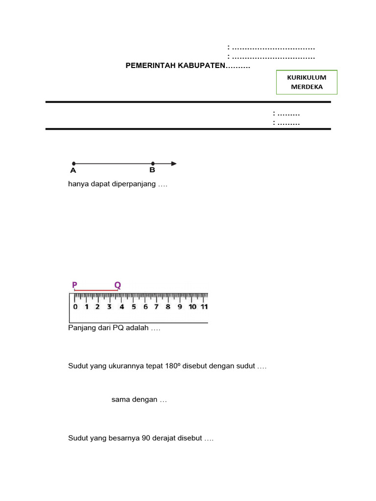 Latihan Matematika Kelas III SD | PDF