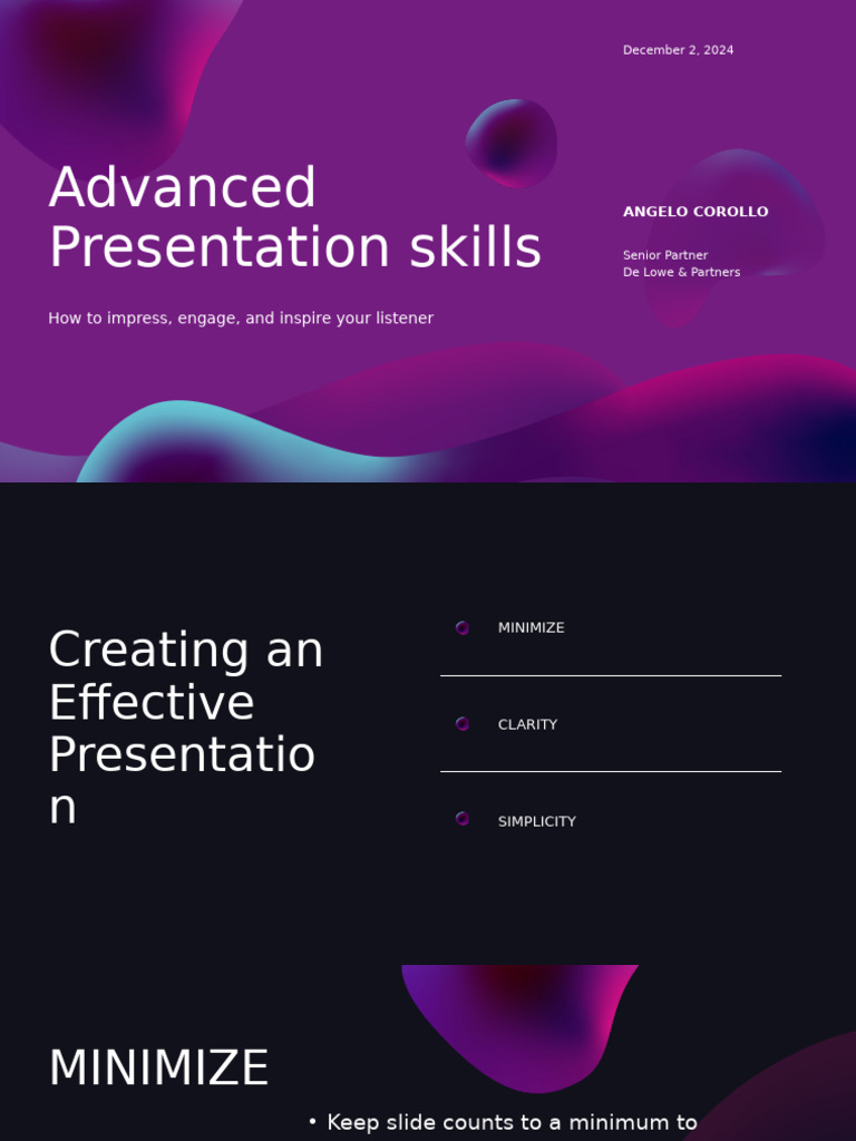 Effective Presentation Techniques Guide | PDF | Hyperlink | Graphics