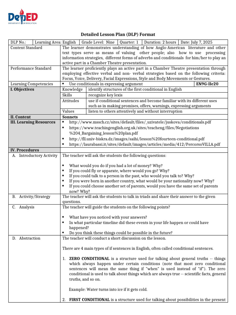 24 If Conditionals | PDF | Learning | Truth