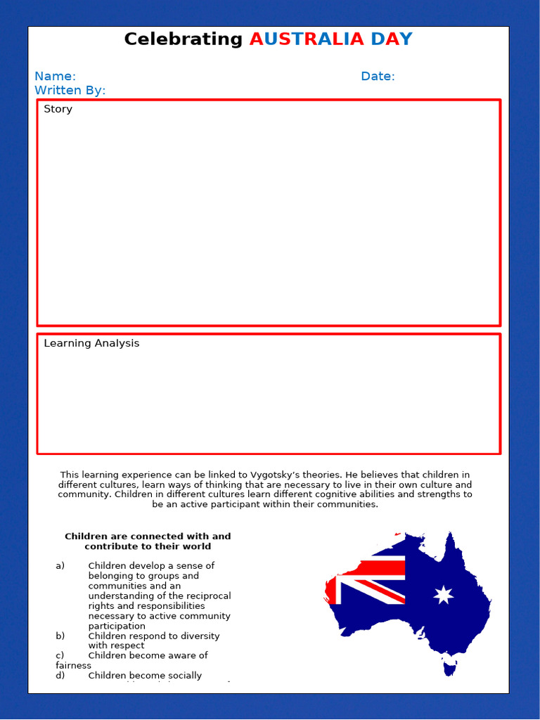 LST Celebrating Australia Day | PDF