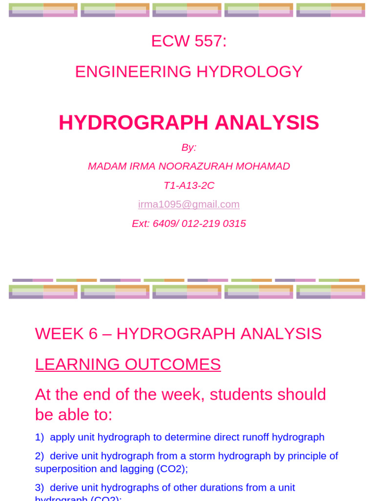 Hydrograph Analysis | PDF | Hydraulic Engineering | Chemical Engineering