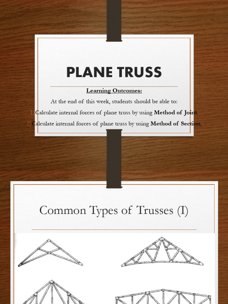 Plane Truss Analysis Techniques | PDF | Truss | Structural Engineering