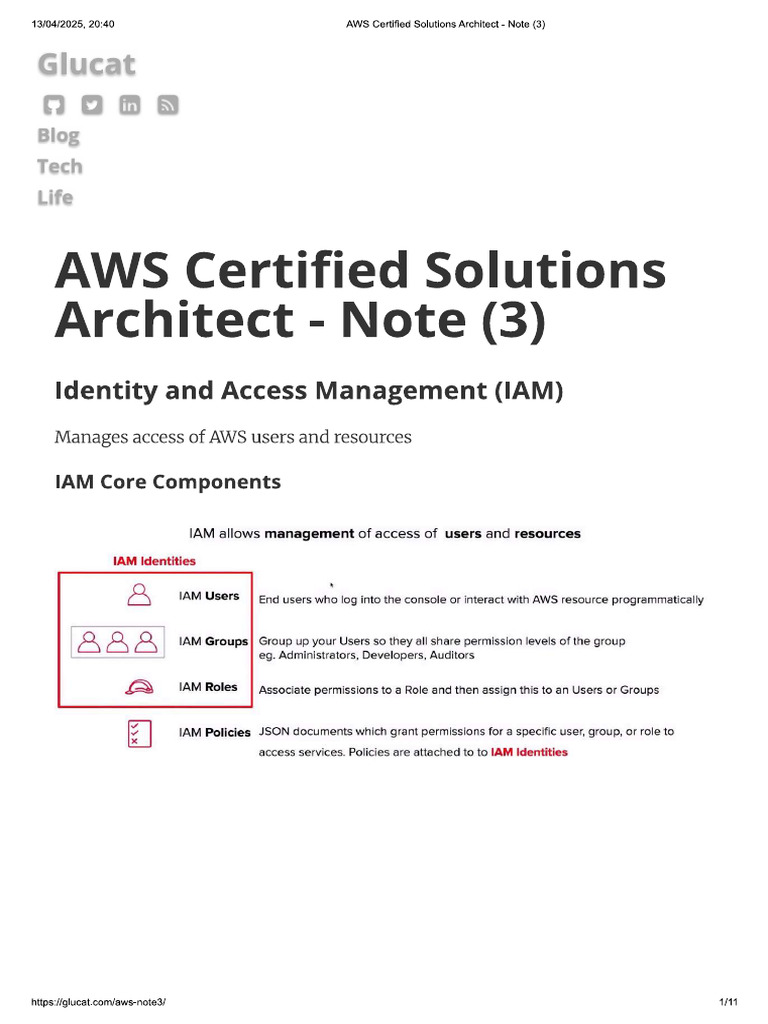 Glucat Aws Note3 | PDF