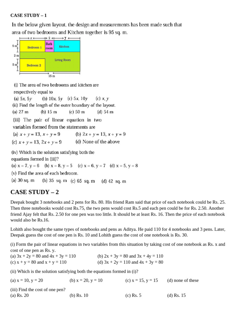 Class 9 Maths Case Study on Costs | PDF | Dome | Mathematics