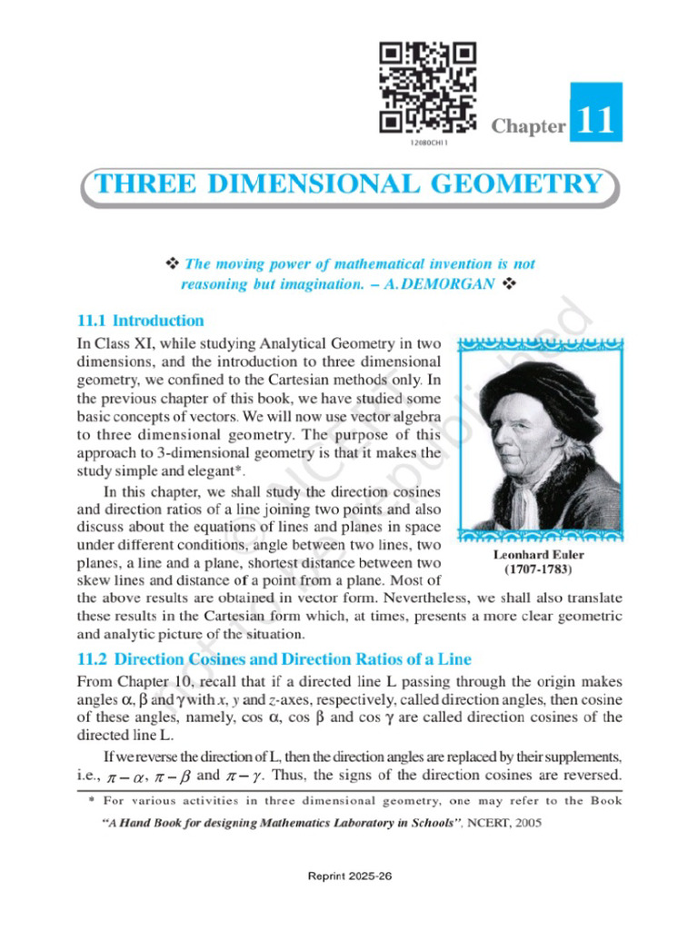 NCERT Class 12 Maths Part-2 Chaper 11 | PDF