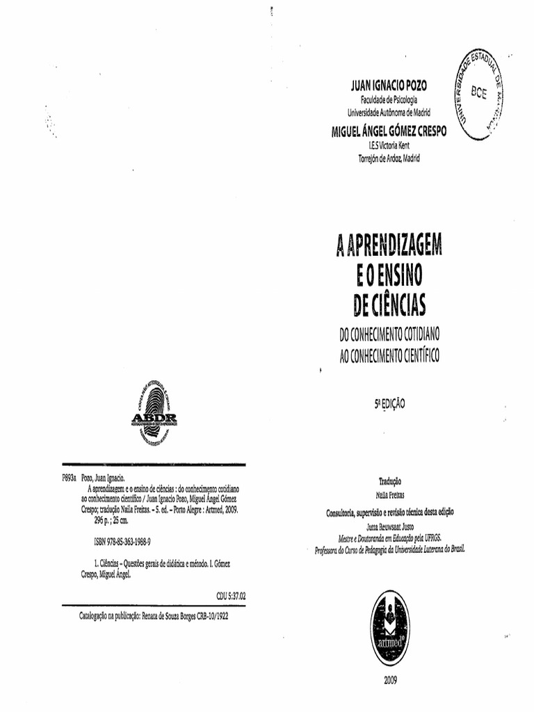 Toaz - Info Texto 11 A Aprendizagem e o Ensino de Ciencias 01 PR | PDF