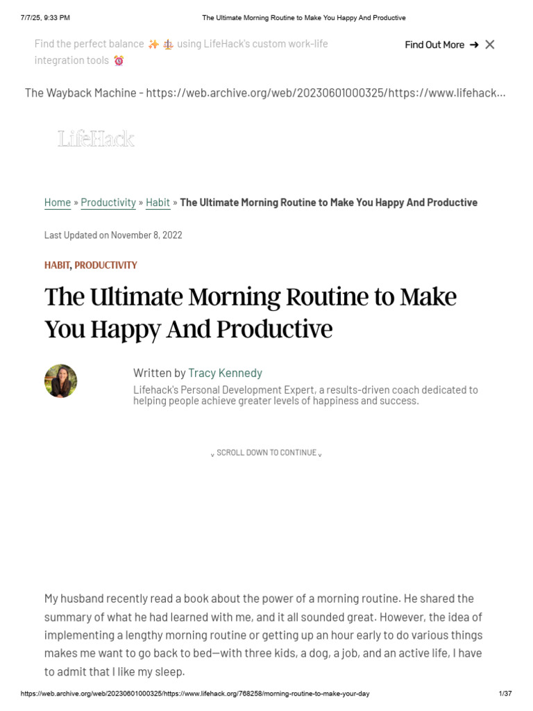 Tony Robbins' Morning Ritual Guide | PDF | Gratitude | Meditation