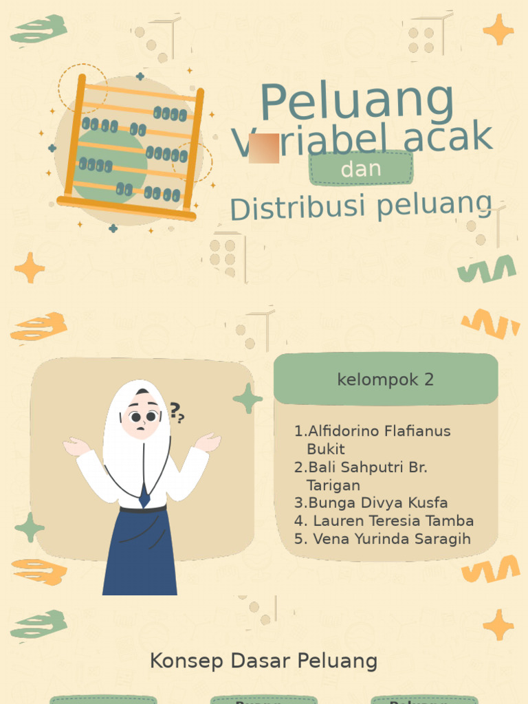 KEL 2 (Peluang, Variabel Acak Dan Distribusi Peluang) | PDF