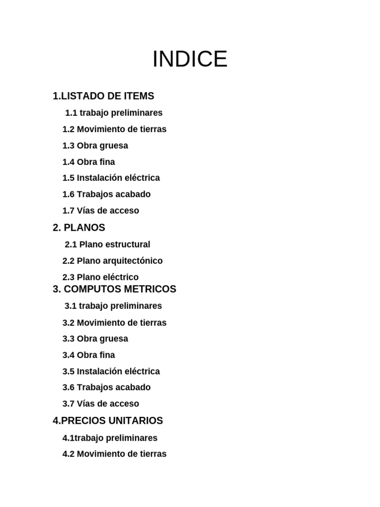 Indice 2 | PDF