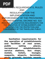 Facilities Regulations | PDF | Sanitation | Occupational Safety And Health