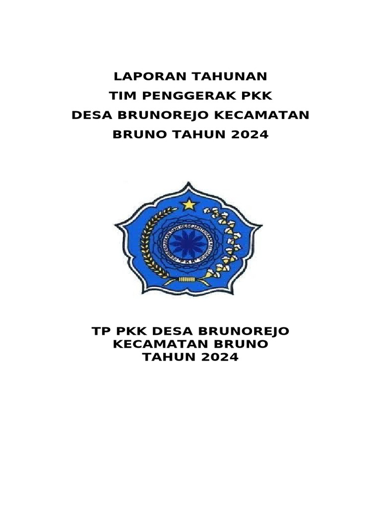 Laporan Tahunan PKK 2024 | PDF