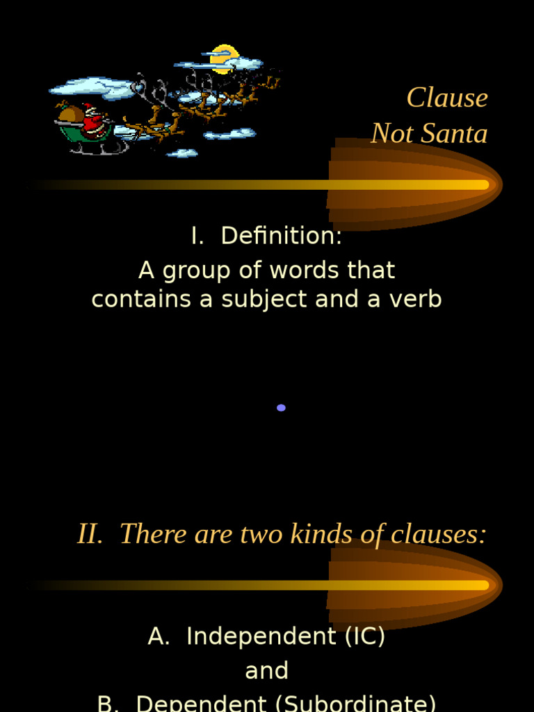 Independent vs. Dependent Clauses Explained | PDF | Subject (Grammar ...