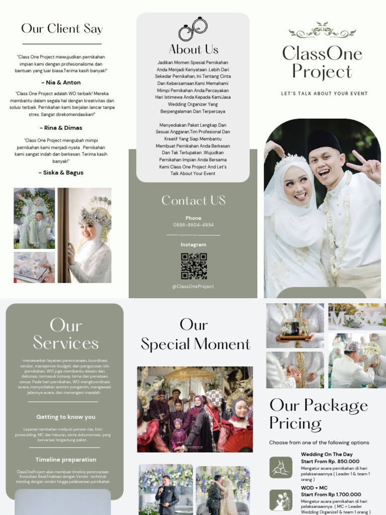 Class One Project Brosur 2025 | PDF