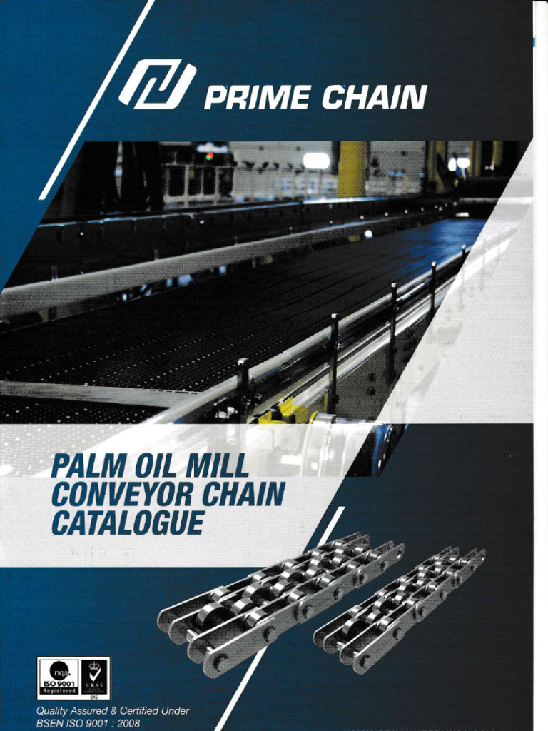 PRIME Chain Parts Untuk Kebutuhan Pabrik Kelapa Sawit | PDF | Pakai | Gesekan