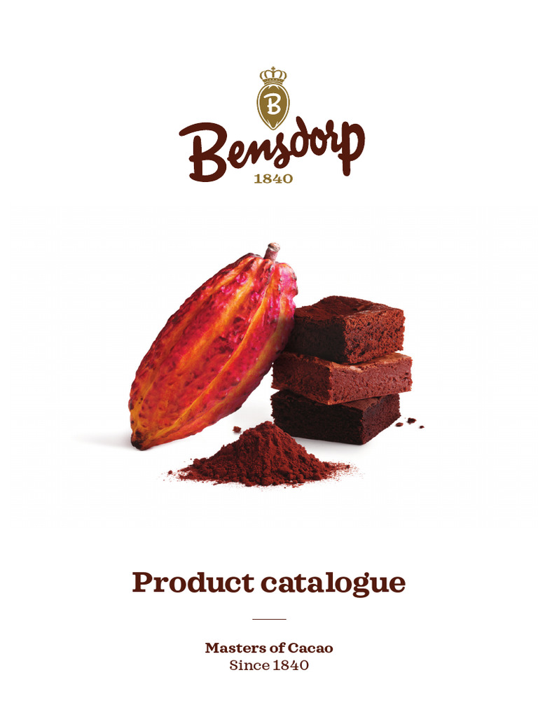 Bensdorp Cocoa Powder Product Range | PDF | Chocolate | Cocoa Solids