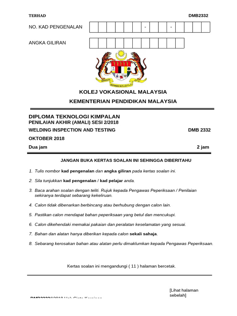 Soalan Amali DMB 2332 | PDF