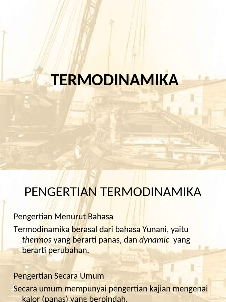 Termodinamika (Autosaved) | PDF