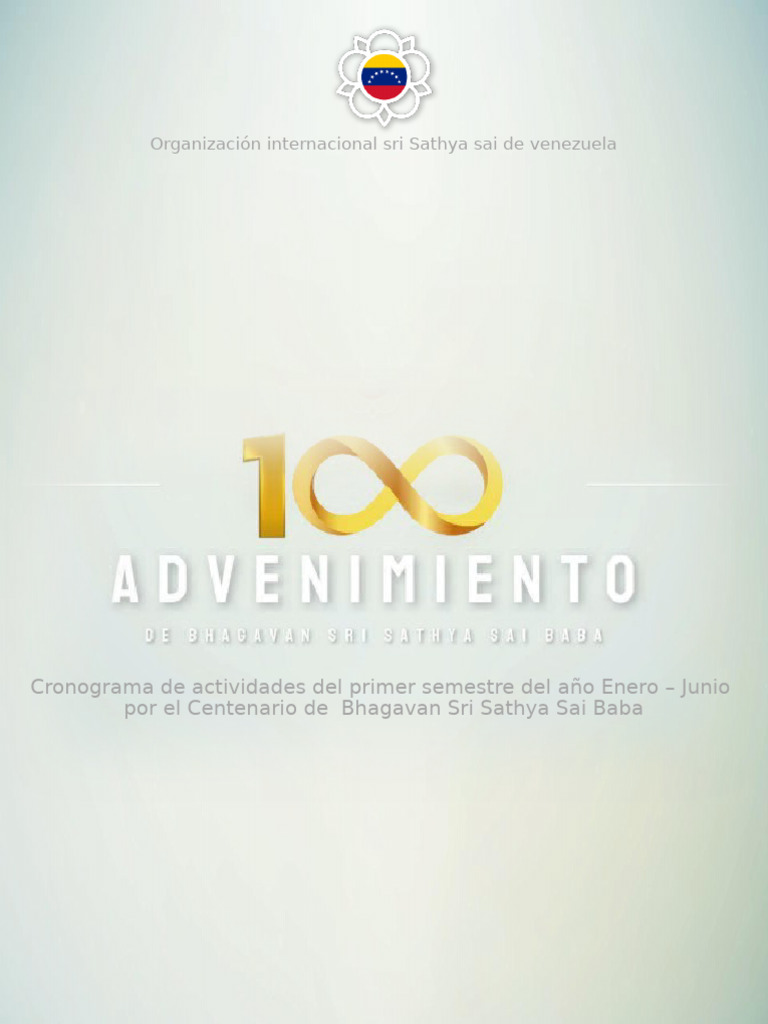 Cronograma de Actividades Sai100 - Primer Semestre OISSS de Venezuela ...