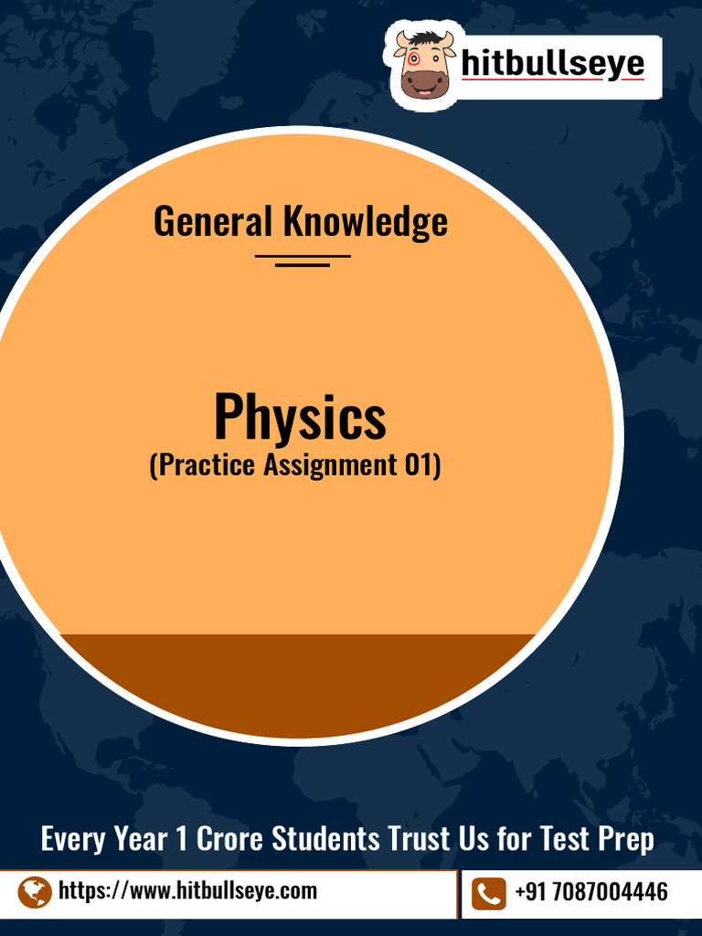 Physics GK Assignment01 | PDF | Waves | Force