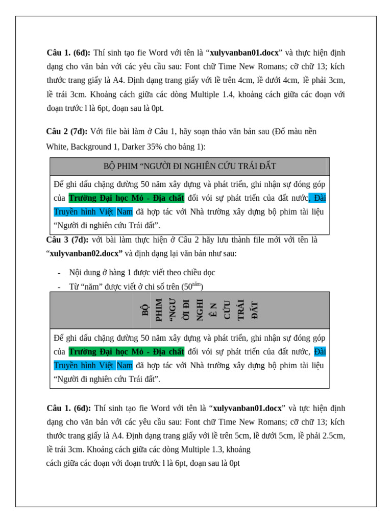 Word TH C Hành Tăng Cư NG CDR | PDF
