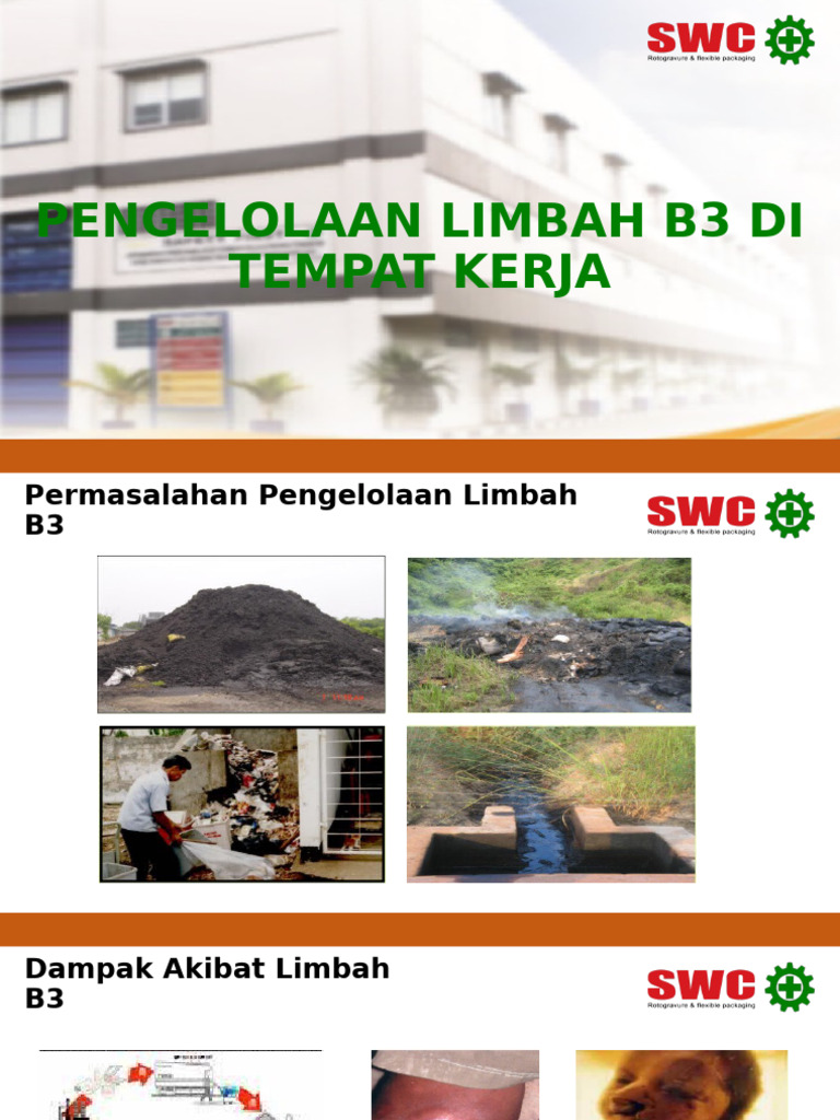 Materi Pengelolaan Material & Limbah B3 | PDF