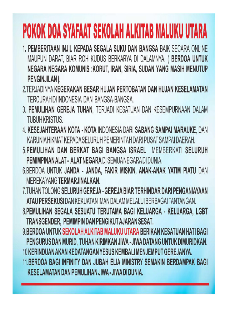 Pokok Doa SAMU | PDF