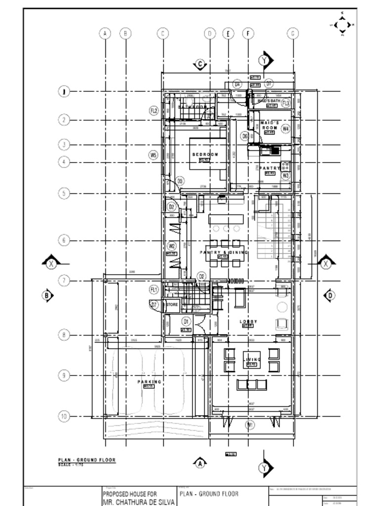 Proposed House Plans for Nugegoda | PDF