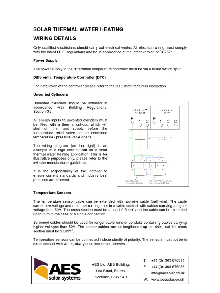 AES - Wiring Details | PDF | Home & Garden | Computers