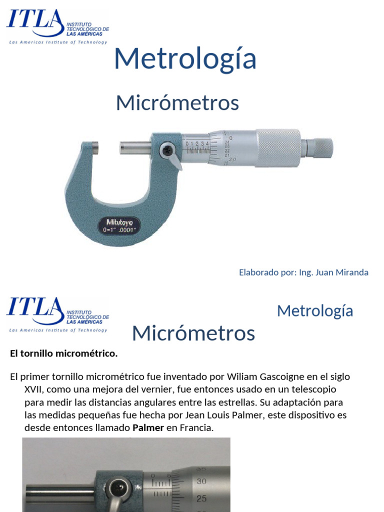 Micrometros | PDF